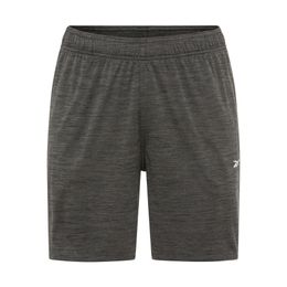 Reebok Herren Trainingsshorts "ID TRAIN KNIT SHORT"schwarz melang, Gr. S, Obermaterial: 100% Polyester, Hosen, sportlicher Stil, f&uuml;r vielseitige