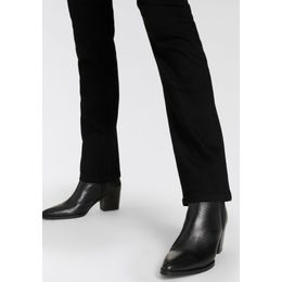Arizona Damen Gerade Jeans "Ultra-Stretch", schwarz, Basic, Gr. 100, unifarben, Denim/Jeans, Obermaterial: 74% Baumwolle, 24% Polyester, 2% Elasthan,