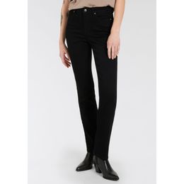 Arizona Damen Gerade Jeans "Ultra-Stretch", schwarz, Basic, Gr. 80, unifarben, Denim/Jeans, Obermaterial: 74% Baumwolle, 24% Polyester, 2% Elasthan,