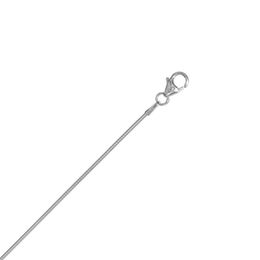 ONE ELEMENT Damen Goldkette "Halskette Tonda rund Reif aus 333 Wei&szlig;gold &Oslash; 1 mm", 42, Gold Wei&szlig;gold 333, silber, Gold, Wei&szlig;gold 333, Halsketten,