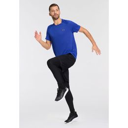 Under Armour Herren Lauftights "Under Armour LEGGINGS", schwarz, Gr. XL, Jersey, Obermaterial: 79% Polyester, 21% Elasthan, Hosen, leichtes Material,