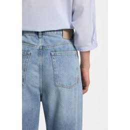 BOSS Orange Damen Straight-Jeans "MARLENE HR 11.0 Premium Damenmode", blau, Gr. 29, unifarben, Denim/Jeans, Obermaterial: 100% Baumwolle, Jeans, High