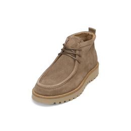 Marc O'Polo MARC O'POLO Herren Schlupfboots "aus Velours-Rindleder", Gr. 46, beige, Obermaterial: 100% Leder (Rind), unifarben, Schuhe