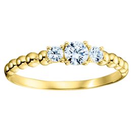 ONE ELEMENT Damen Goldring "Zirkonia Ring aus 333 Gelbgold", 57,mit Zirkonia, Gelbgold 333 Gold, gold, Gelbgold 333, Gold, Fingerringe, Symbolische