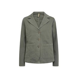 soyaconcept Damen Blusenblazer "Soya Concept Blazer SC-ERNA"7390 misty, Gr. M, Obermaterial: 97% Baumwolle, 3% Elasthan, Blazer