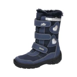 Lico M&auml;dchen Winterstiefel "Winterboot Ingra V", Gr. 25, blau, Synthetik, Schuhe