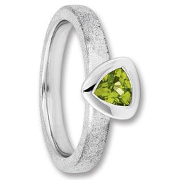 ONE ELEMENT Damen Silberring "Peridot Ring aus 925 Silber", 54, Silber 925 (Sterlingsilber)silber, Silber 925 (Sterlingsilber), Fingerringe, Zart