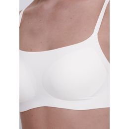Sloggi Damen B&uuml;gelloser BH "ZERO Feel 2.0", Gr. S, wei&szlig;, Single Jersey, Obermaterial: 76% Polyamid, 24% Elasthan, matt, unifarben, BHs,