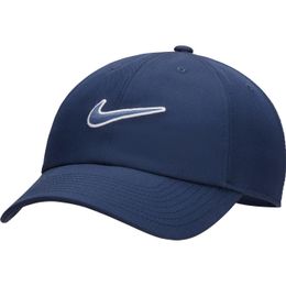 Nike Sportswear Damen Baseball Cap "U NK CLUB CAP U CB SWSH L"midnight navy, Gr. S, Obermaterial: 100% Polyester, Caps, sportlicher Look, klassisches