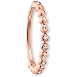 ONE ELEMENT Damen Diamantring "0.04 ct Diamant Brillant Ring aus 585 Ros&eacute;gold", 50, 0,04 mit Diamant, Diamanten Gold Ros&eacute;gold 585, rosa, Diamanten,