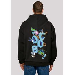 F4NT4STIC Herren Kapuzenpullover "Scooby Doo Letters Jumble", schwarz, Gr. S, Obermaterial: 100% Baumwolle, Pullover, Print