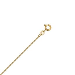 ONE ELEMENT Damen Goldkette "Halskette Rundankerkette aus 585 Gelbgold &Oslash; 1,2 mm", 40, Gelbgold 585 Gold, gold, Gelbgold 585, Gold, Halsketten,