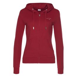 Kangaroos Zip-Up Hoodie female Red size 32/34