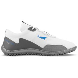 Leguano Damen Barfu&szlig;schuh "SPINWYN PADEL", Gr. 37wei&szlig; kombiniert, Textil, unifarben mit Farbeinsatz, Schuhe, Freizeitschuh, Halbschuh, Schn&uuml;rschuh