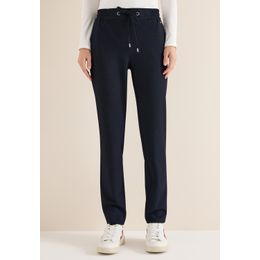 Cecil Damen Jogger Pantsuniversal blau, Gr. XXL, unifarben, Stoff, 41% Polyamid, 29% Viskose, 22% Polyester, 8% Elasthan, Hosen, Middle Waist
