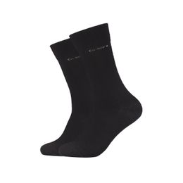 Camano Damen Socken "Socken 4er Pack", Gr. 43, schwarz, 40% Wolle, 40% Polyacryl, 18% Polyamid, 2% Elasthan, uni, Socken
