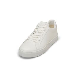 Marc O'Polo MARC O'POLO Herren Sneaker "aus edlem Rindnappaleder", Gr. 42wei&szlig;, Obermaterial: 100% Leder, Schuhe