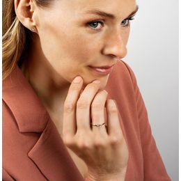 ONE ELEMENT Damen Diamantring "0,10 ct Diamant Brillant Ring aus 585 Gelbgold", 52, 0,1 mit Diamant, Diamanten Gelbgold 585 Gold, gold, Diamanten,
