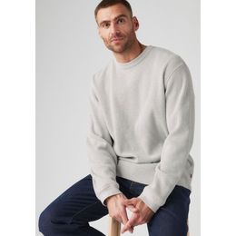 Levi's LEVI'S Herren Langarmshirt, grau, Gr. XL, unifarben, Feinripp, Obermaterial: 100% Baumwolle, Shirts, Waffelstruktur