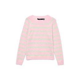 V&eacute;ro Moda VERO MODA Pullover 'VMDoffy' Damen Gr&ouml;&szlig;e M graumeliert / rosa