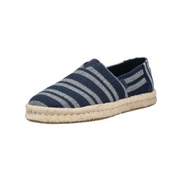 Toms Shoes TOMS Herren Espadrille "TOMS Halbschuhe Textil", Gr. 41, blau, Textil, Schuhe