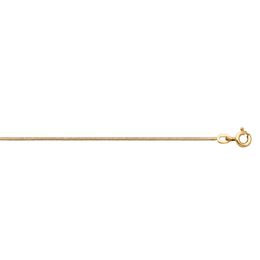 ONE ELEMENT Damen Goldkette "Halskette Schlangenkette aus 333 Gelbgold &Oslash; 0,9 mm", 42, Gelbgold 333 Goldgold, Gelbgold 333, Gold, Halsketten,