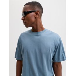 Jack & Jones Jack & Jones "JJEBRADLEY Oversize T-Shirt mit klassischem Rundhalsausschnitt" mit gek&auml;mmten Jersey
