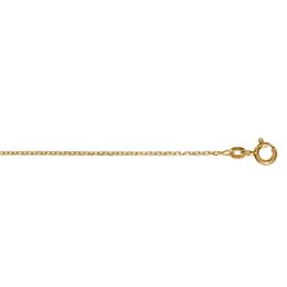 ONE ELEMENT Damen Goldkette "Halskette Rundankerkette aus 333 Gelbgold &Oslash; 1,3 mm", 50, Gelbgold 333 Gold, gold, Gelbgold 333, Gold, Halsketten, Modern