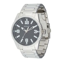 Guess Analog Watch 'VARSITY G' male Silver size One Size