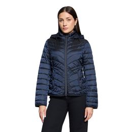 Betty Barclay Damen Outdoorjacke "Damen mit abnehmbarer Kapuze", blau, Gr. 44, Obermaterial: 100% Polyamid. F&uuml;llung: 100% Polyester, Jacken
