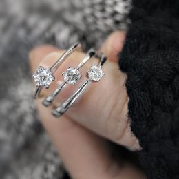 ONE ELEMENT Damen Diamantring "0.25 ct Diamant Brillant Ring aus 585 Wei&szlig;gold", 54, 0,25, Diamanten Gold Wei&szlig;gold 585, silber, Diamanten, Gold,