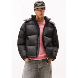 Tommy Jeans Herren Steppjacke "ALASKA DOWN PUFFER", schwarz, Gr. L, unifarben, Web, Obermaterial: 100% Polyester. Futter: 100% Polyester. F&uuml;llung:
