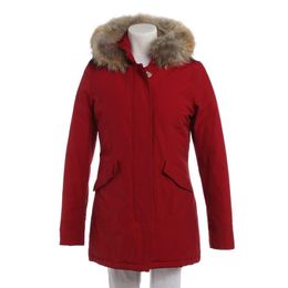 Woolrich Winterjacke / Wintermantel Damen Gr&ouml;&szlig;e M Second Hand rot