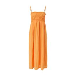 comma, COMMA Sommerkleid Damen Gr&ouml;&szlig;e 38 orange Winterkleid