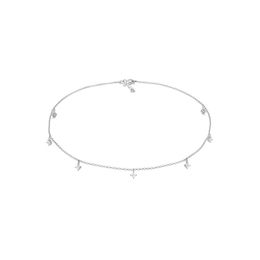 Elli Halskette Choker, Kristall Kette Damen Gr&ouml;&szlig;e 36 silber