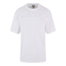 Karl Kani Herren T-Shirt "Karl Kani Herren KM234-012-1 KK Studded Retro Tee"wei&szlig;, Gr. XS, 100% Baumwolle, Shirts