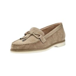 Paul Green Damen Slipper "Paul Green Slipper Veloursleder", Gr. 40beige, Veloursleder, Schuhe