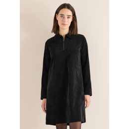 Cecil Damen Midikleid, schwarz, Gr. XXL, unifarben, Stoff, 85% Polyester, 12% Nylon, 3% Elasthan, Kleider, mit Rei&szlig;verschluss-Detail