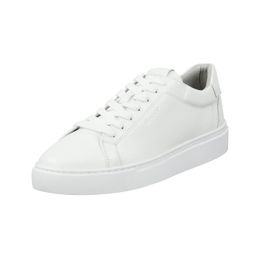 Gant Herren Sneaker "Mc Julien", Gr. 42wei&szlig;, wei&szlig;, Leder, unifarben, Schuhe, Business Schn&uuml;rschuh, Retro Sneaker mit Lederinnensohle