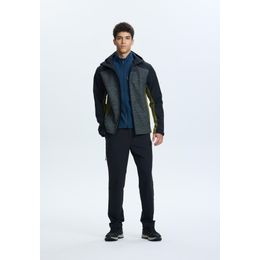 Icepeak Herren Softshelljacke "BEEDEVILLE", schwarz, Gr. 56, Obermaterial: 95% Polyester, 5% Elasthan, Jacken, f&uuml;r sportliche Aktivit&auml;ten,