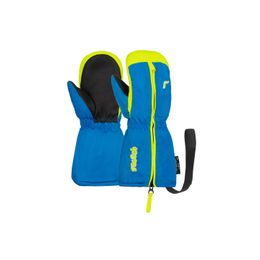 Reusch Kinder F&auml;ustlinge "Tom Mitten", gelb, Gr. 4, mehrfarbig, 82% Polyester, 18% Lederimitat, Handschuhe, aus extra atmungsaktivem Material