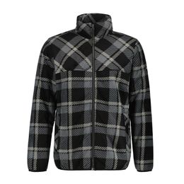 Icepeak Herren Fleecejacke "Icepeak MARENGO", schwarz-wei&szlig;, Gr. M, Obermaterial: 100% Polyester, Jacken, sportliche Fleecejacke, schnell trocknendes