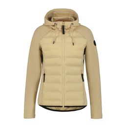 Icepeak M&auml;dchen Strickfleecejacke "ASHBURN", beige, Gr. XL, Obermaterial: 80% Polyester, 14% Viskose, 6% Elasthan. Futter: 100% Polyamid. Wattierung: