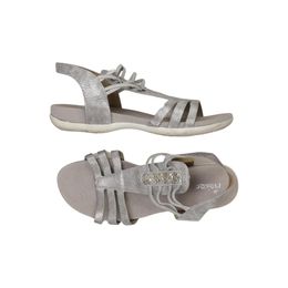 Rieker Sandalen Damen Gr&ouml;&szlig;e 39 Second Hand silber