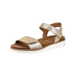 Ara Damen Riemchensandale "Ara Sandalen Veloursleder", Gr. 39, beige, Veloursleder, Schuhe