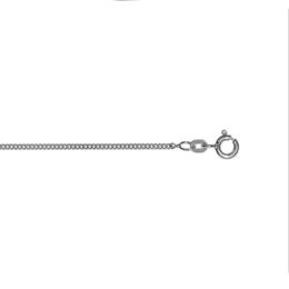ONE ELEMENT Damen Goldkette "Halskette Panzerkette aus 585 Wei&szlig;gold &Oslash; 1,4 mm", 45, Gold Wei&szlig;gold 585, silber, Gold, Wei&szlig;gold 585, Halsketten, Zeitlos