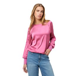 Zero Damen Satinbluse "Damen mit Strickb&uuml;ndchen"raspberry velvet, Gr. 36, gl&auml;nzend, Satin, Obermaterial: 4% Elasthan, 96% Polyester. F&uuml;llung:, Blusen