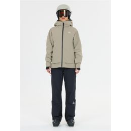 SOS Damen Skijacke "Samkos", beige, Gr. M, unifarben, 100% Polyamid, Jacken, mit wasserdichter Membran