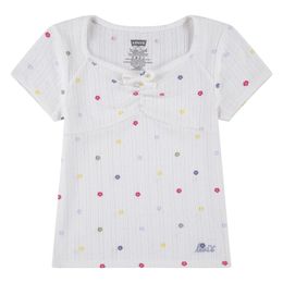 LEVI'S KIDS M&auml;dchen T-Shirtsugar swizzle, Gr. 10, bedruckt, gebl&uuml;mt, Jersey, Obermaterial: 60% Baumwolle, 40% Polyester, Shirts, mit Bl&uuml;mchenprint