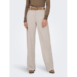Jacqueline de Yong JDY Damen Anzughose "JDYGEGGO LIFE OCCASION PANT JRS NOOS", beige, Gr. XL, unifarben, Jersey, Obermaterial: 95% Polyester, 5% Elasthan, Hosen,